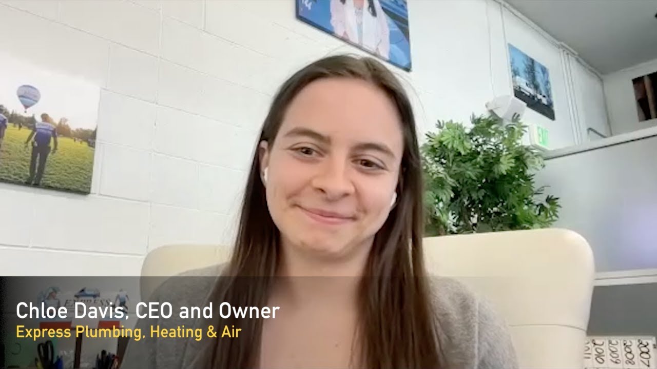 Chloe Davis of Express Plumbing, Heating and Air | Signature Operating ...