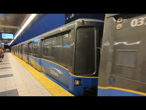 Translink UTDC Mark 1 T110 skytrain ride from Edmonds station to New ...