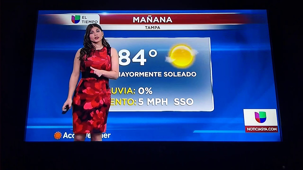 Lucy Rojas Sexy Legs Red Heart OutFit El Tempo - YouTube