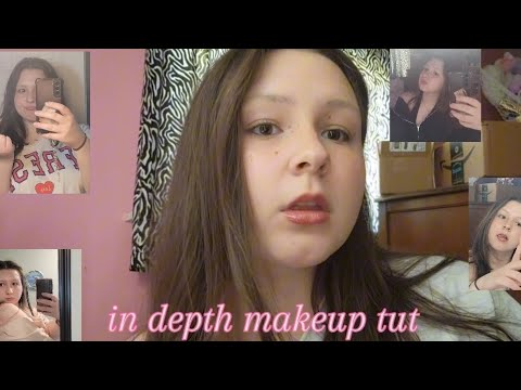 My full in depth makeup tutorial + yapping - YouTube