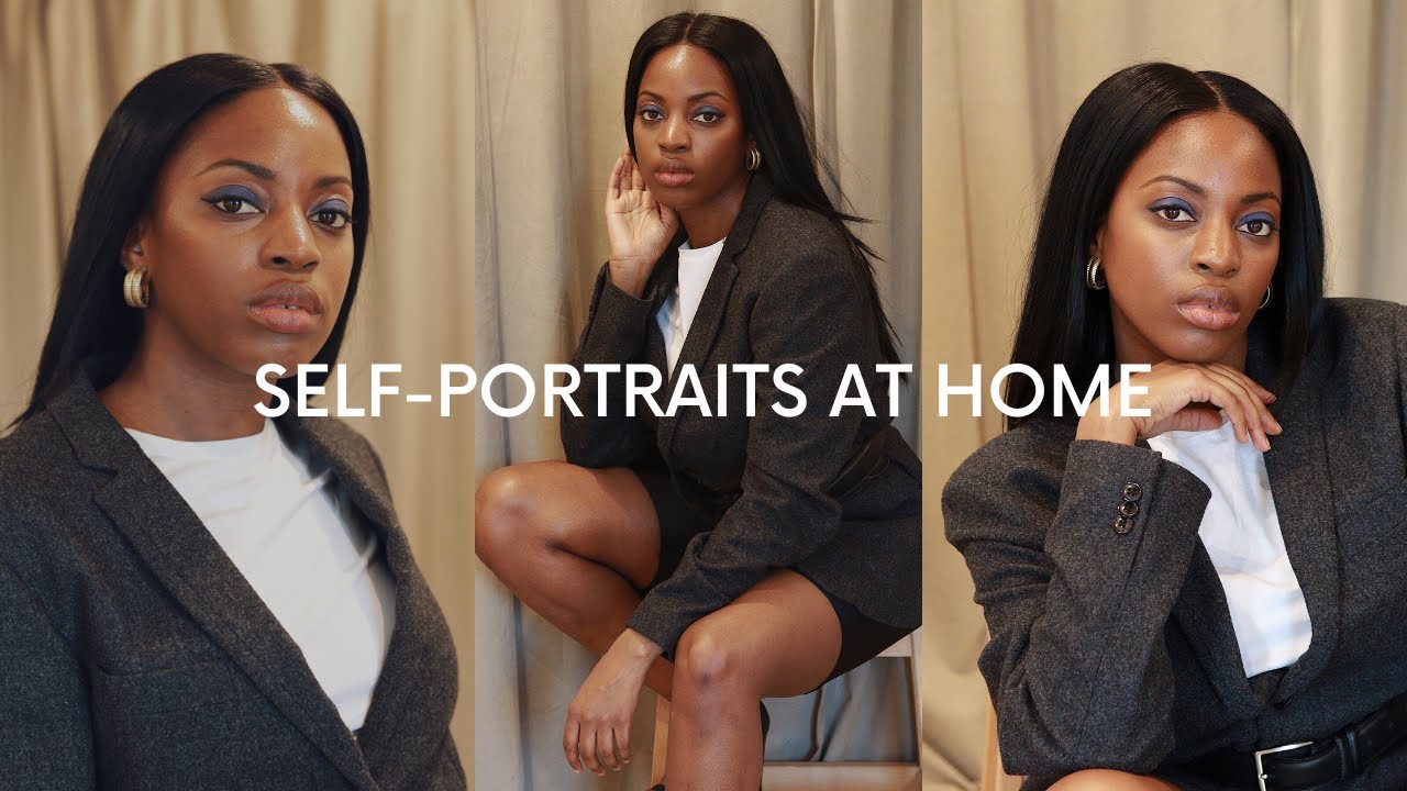 HOW TO TAKE SELF-PORTRAITS AT HOME - YouTube