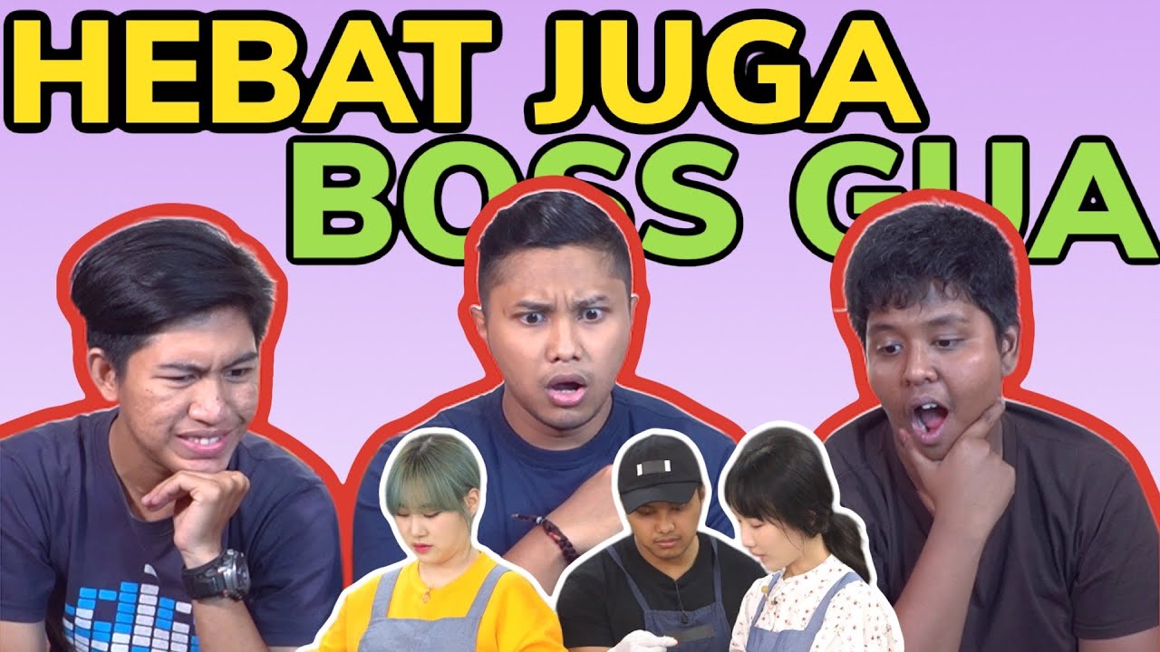 TEAM AA UTAP KAGET LIAT BOSSNYA DI TV KOREA 😂 - YouTube