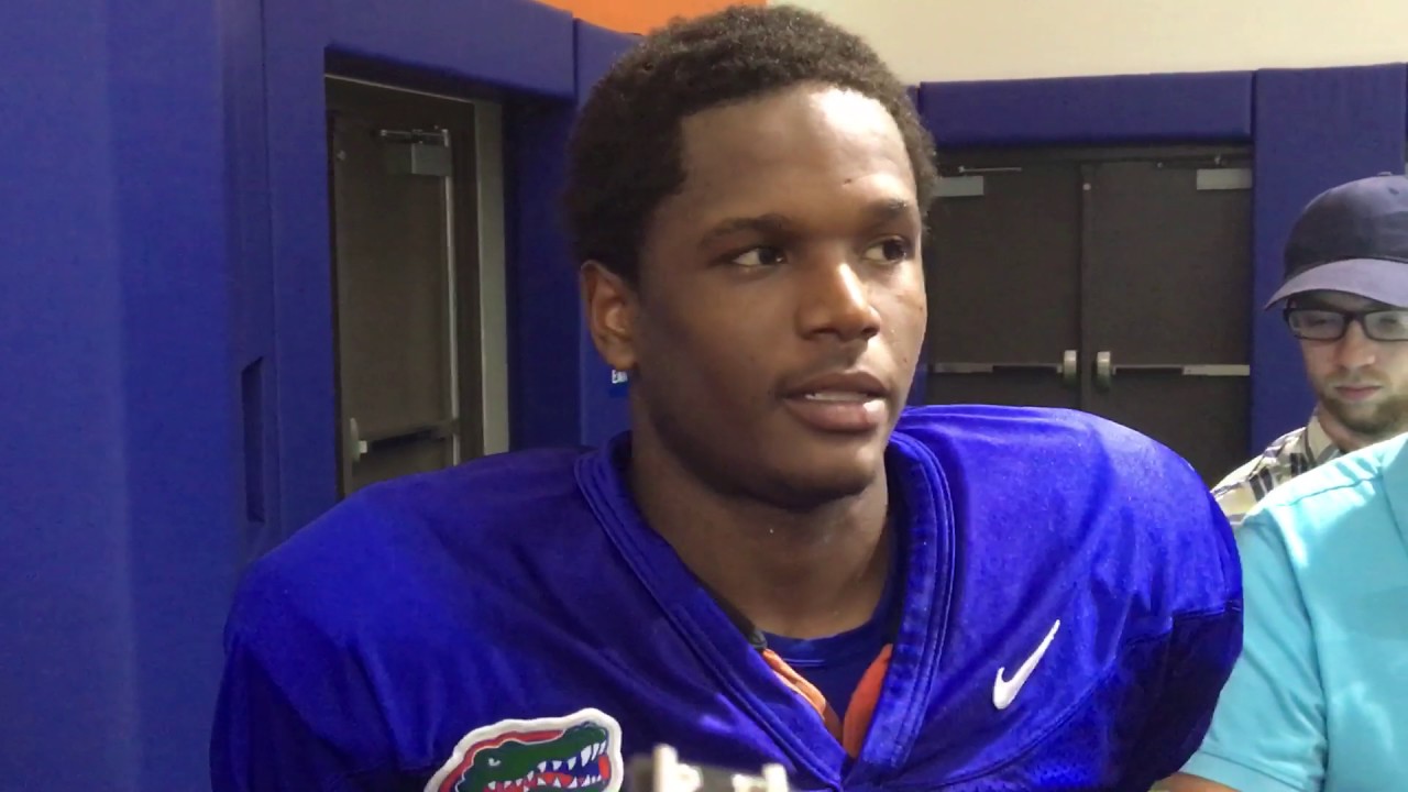 Florida WR Antonio Callaway conducts first interview of the season ...