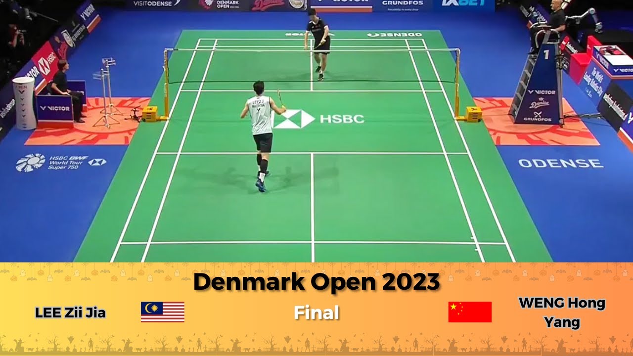 LEE Zii Jia vs WENG Hong Yang | Badminton DENMARK OPEN 2023 | F - YouTube