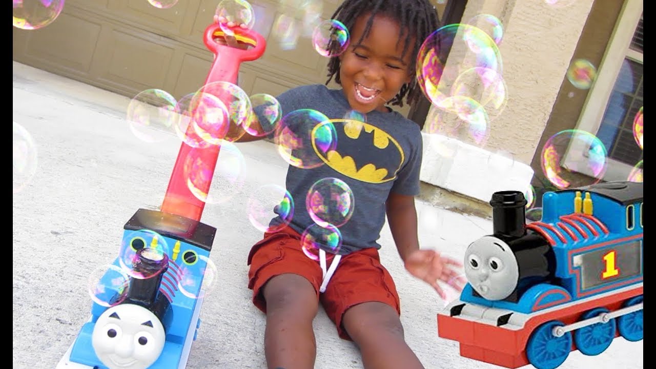 Thomas and Friends Go BUBBLE Maker Machine Bubbles Fun for Kids ...