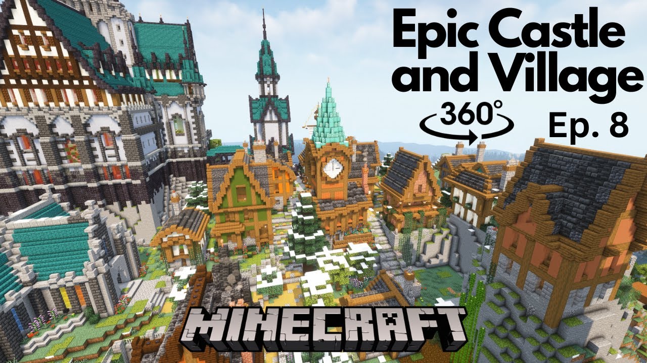[360 view] How all villages should be built in Minecraft ...