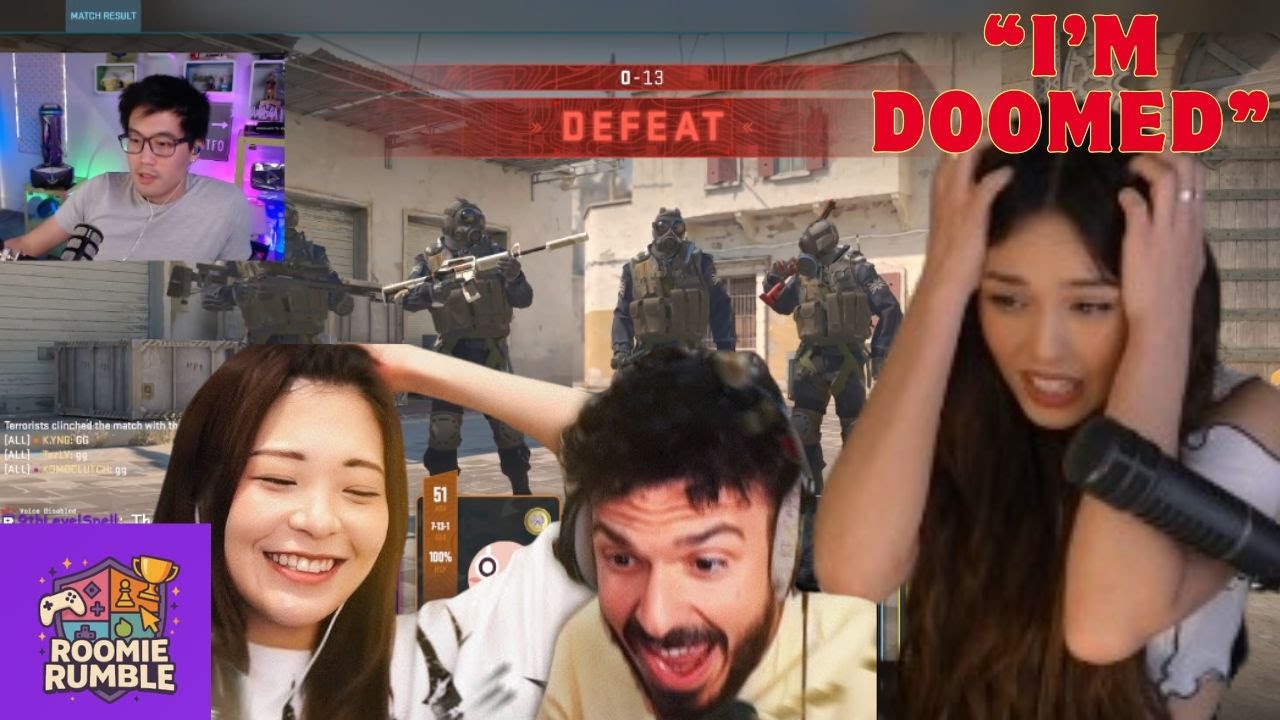 CS 2 Week ROOMIE Rumble will be Rough For Valkyrae good thing She Has Tarik on the Payroll - YouTube