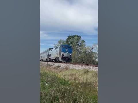 Amtrak 59 with p42 in the 800 series - YouTube