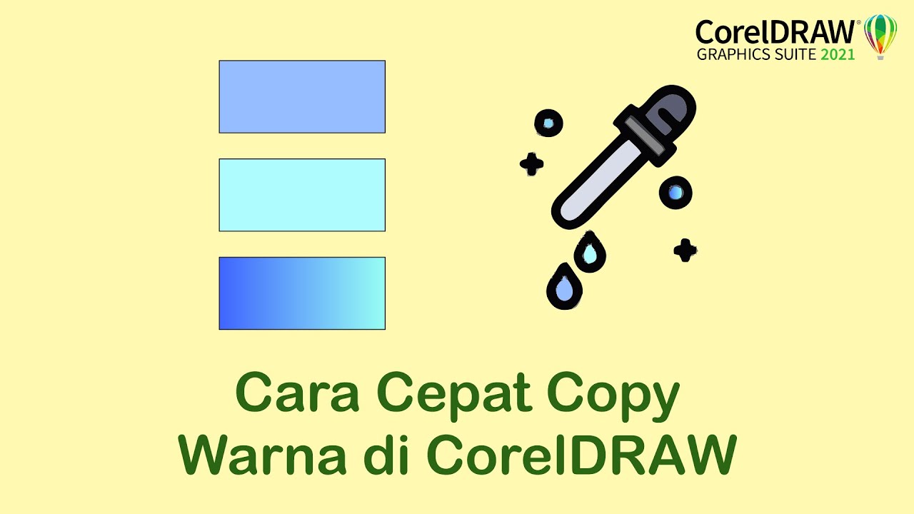 Cara Cepat Copy Warna di CorelDRAW - YouTube