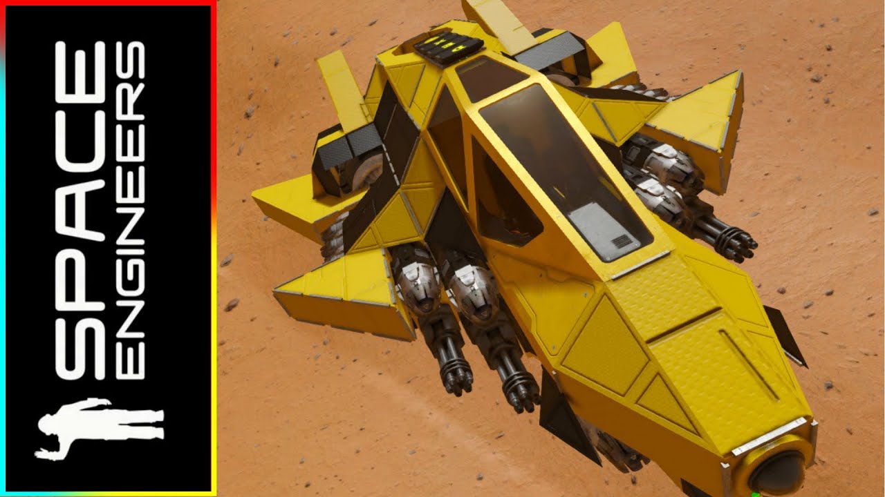 The DEX Fighter - Space Engineers - YouTube