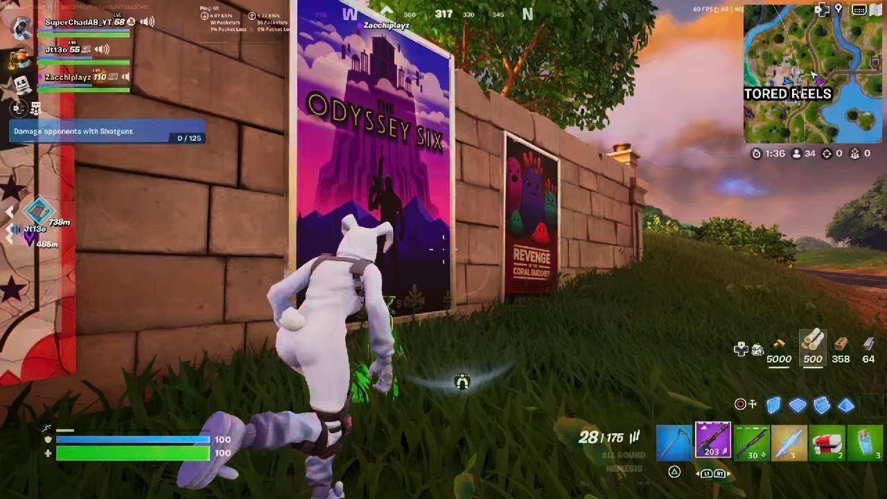 Fortnite Clutch on 400 Ping! - YouTube