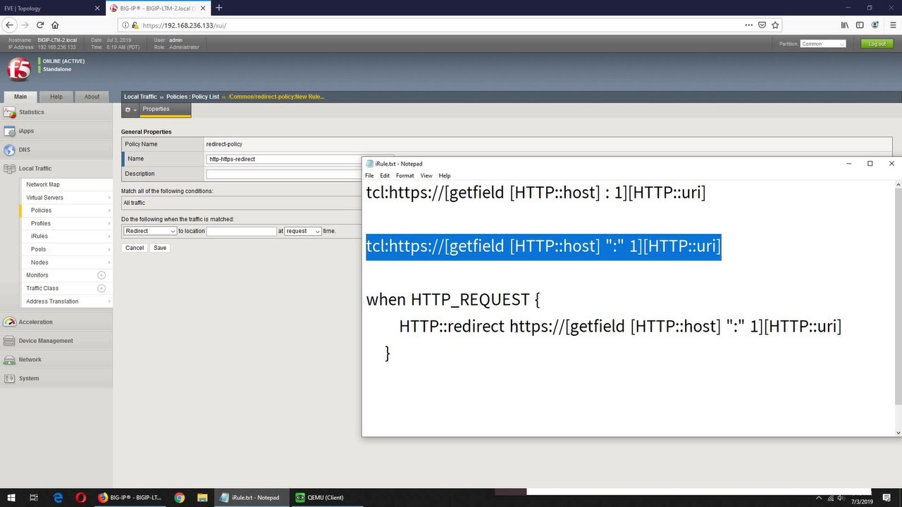F5 LTM One Arm Deployment Tutorials - 5 - YouTube