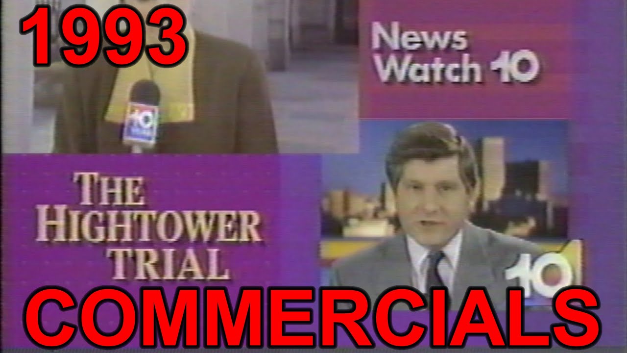 1993 - COMMERCIALS from NBC 10 (Christopher Hightower Murder Trial ...