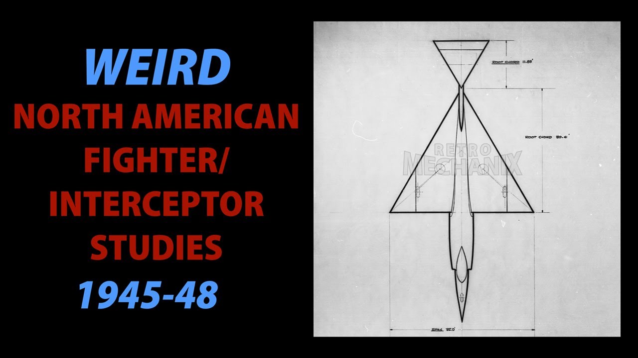 Bendix MX-801 Missile, Douglas C-132, NAA Jet Fighter Studies 1945-48 ...