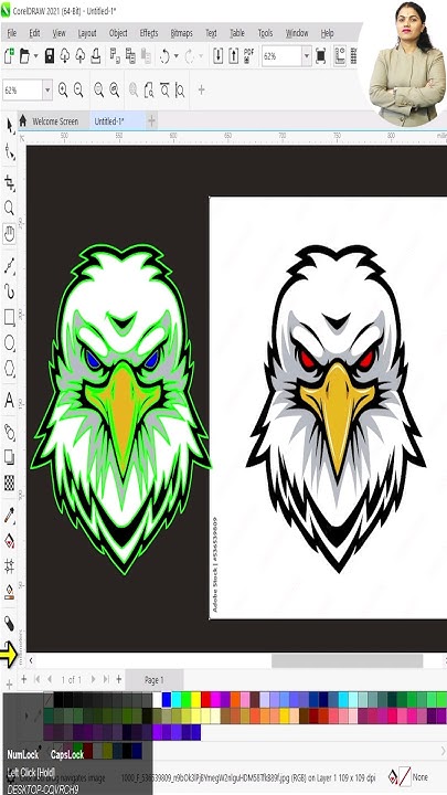 Bitmaps in Coreldraw - YouTube