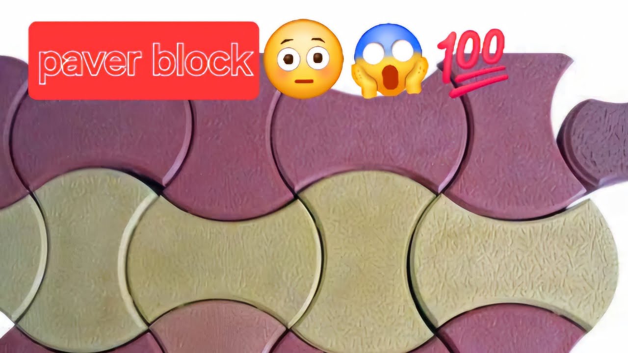 Interlock tile manufacturing | Interlocking paver block # ...