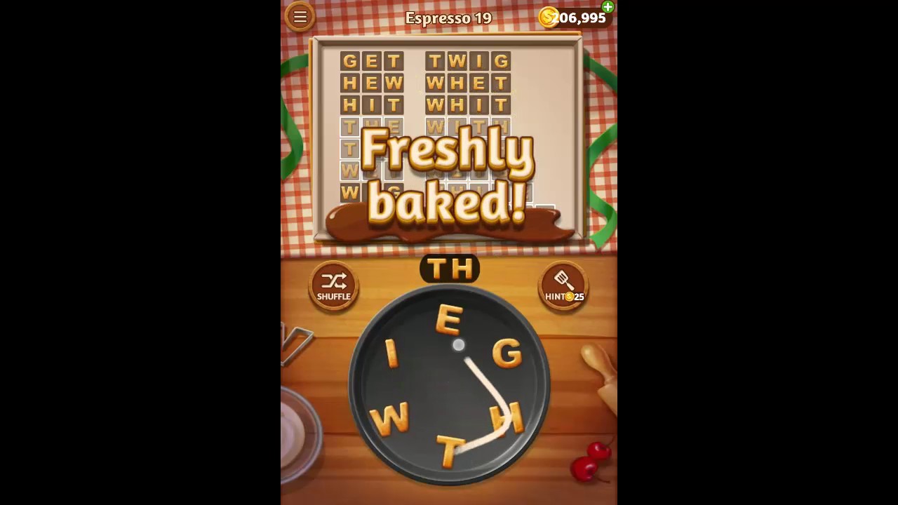 Word Cookies Espresso Pack Level 19 Answers - YouTube