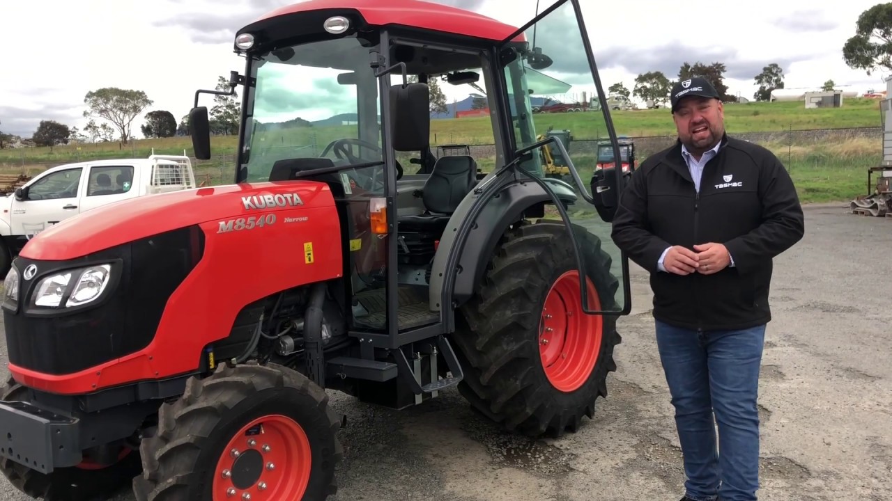 Walk around video of the Kubota M8540 Narrow model by David Lindley ...