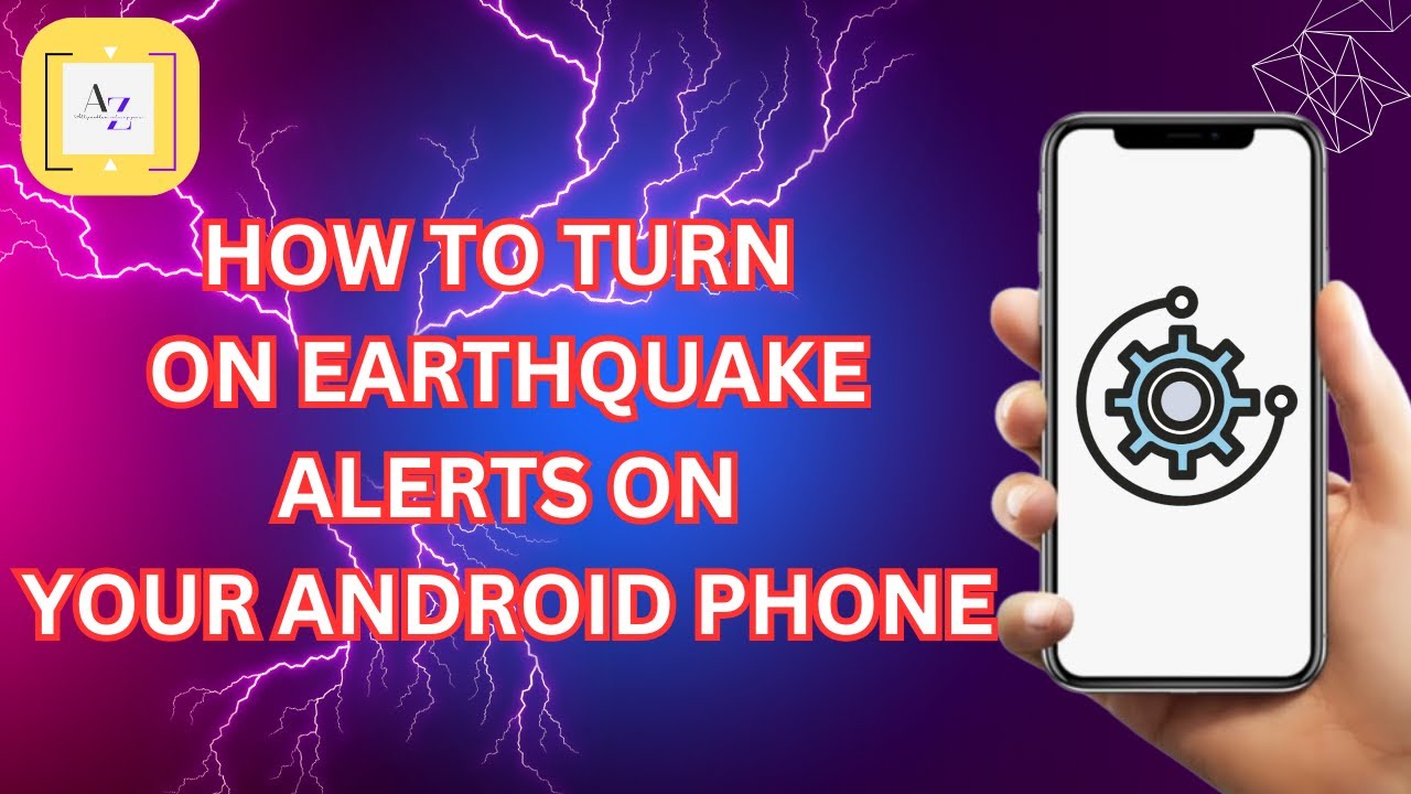 How to turn on earthquake alerts on your android phone - YouTube