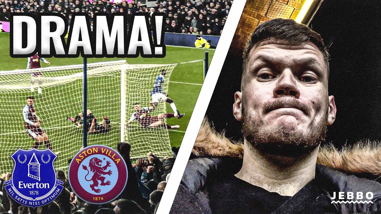 CONTROVERSY!! VAR DRAMA AT GOODISON PARK!! | EVERTON VS ASTON VILLA ...