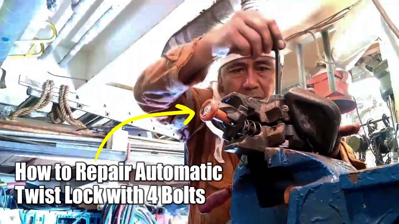 How to Repair Automatic Twist Lock with 4 Bolts - YouTube