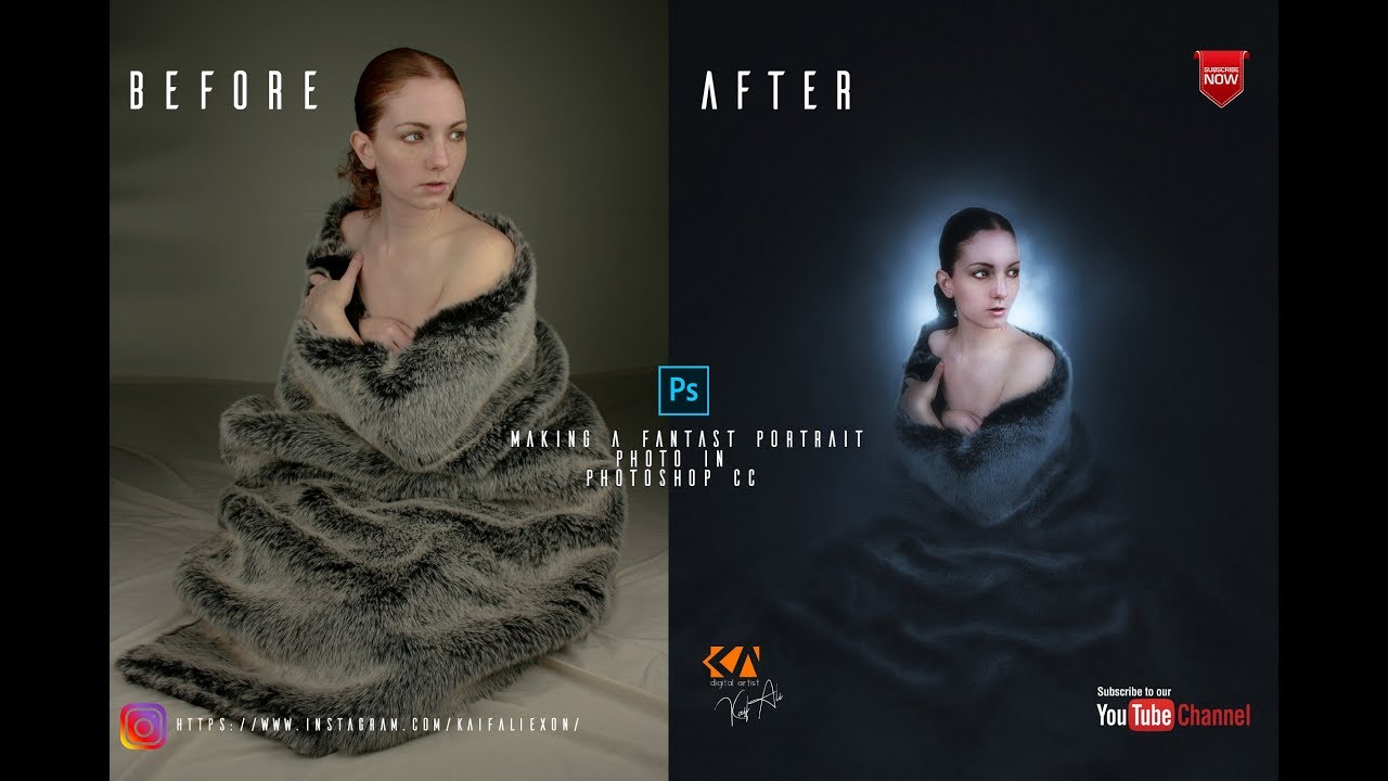 Best Making Fantasy Portrait Photo Manipulation In Photoshop CC ...