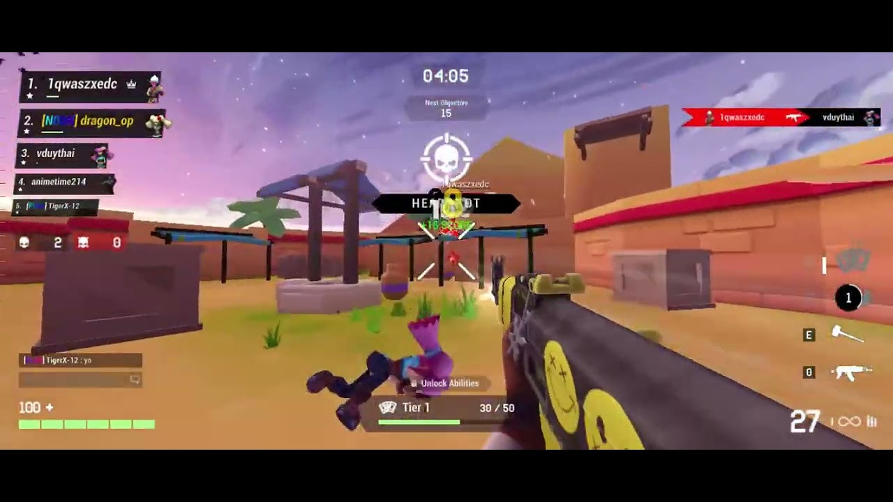 venge.io new gun game play friends - YouTube