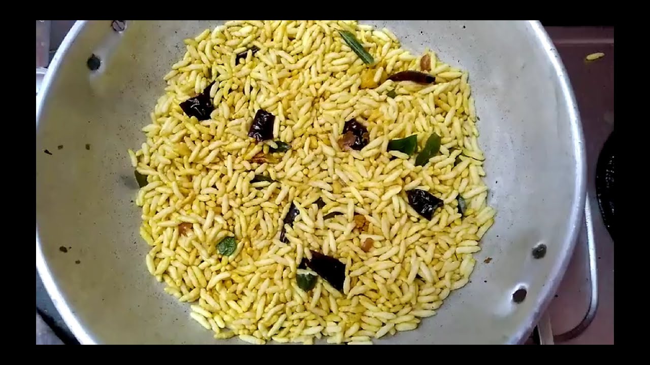 Garlic puffed rice fry - Instant snacks | தாளிச்ச பூண்டுப்பொறி ...