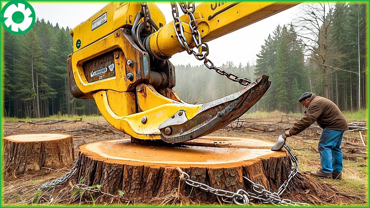 Most Big Chainsaw Cutting Tree Machines | Agriculture Technology - YouTube