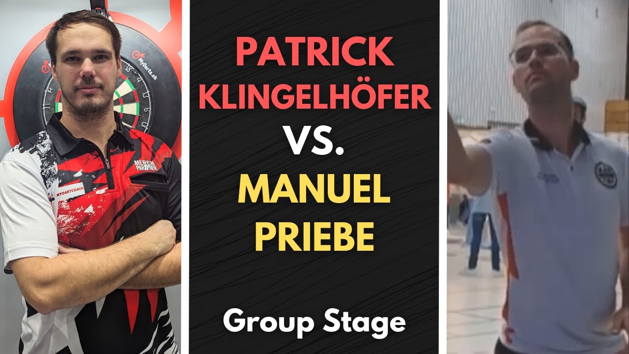 PATRICK KLINGELHÖFER vs MANUEL PRIEBE | MyDartCoach Championship 2024 ...