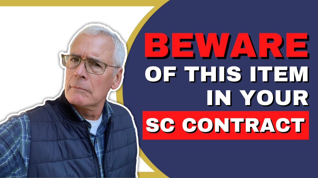Beware of this in Your SC Contract - YouTube