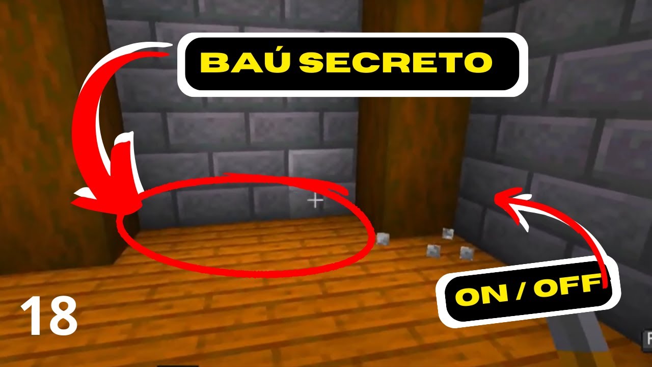 COMO FAZER um BAÚ SECRETO no CHÃO no Minecraft (Java, Bedrock e PE ...