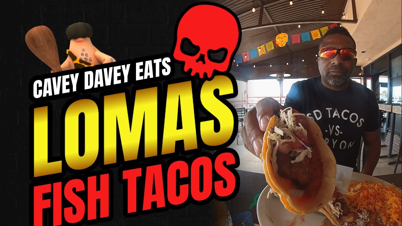 Fish Tacos at Lomas Mexican Restaurant and Cantina - YouTube