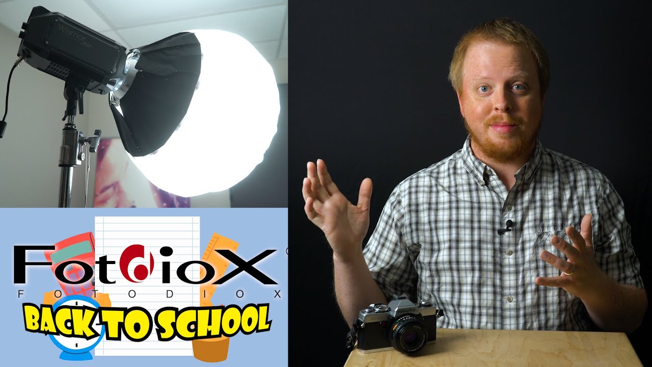 Using a One-Light Setup for Video - Fotodiox Back to School - YouTube