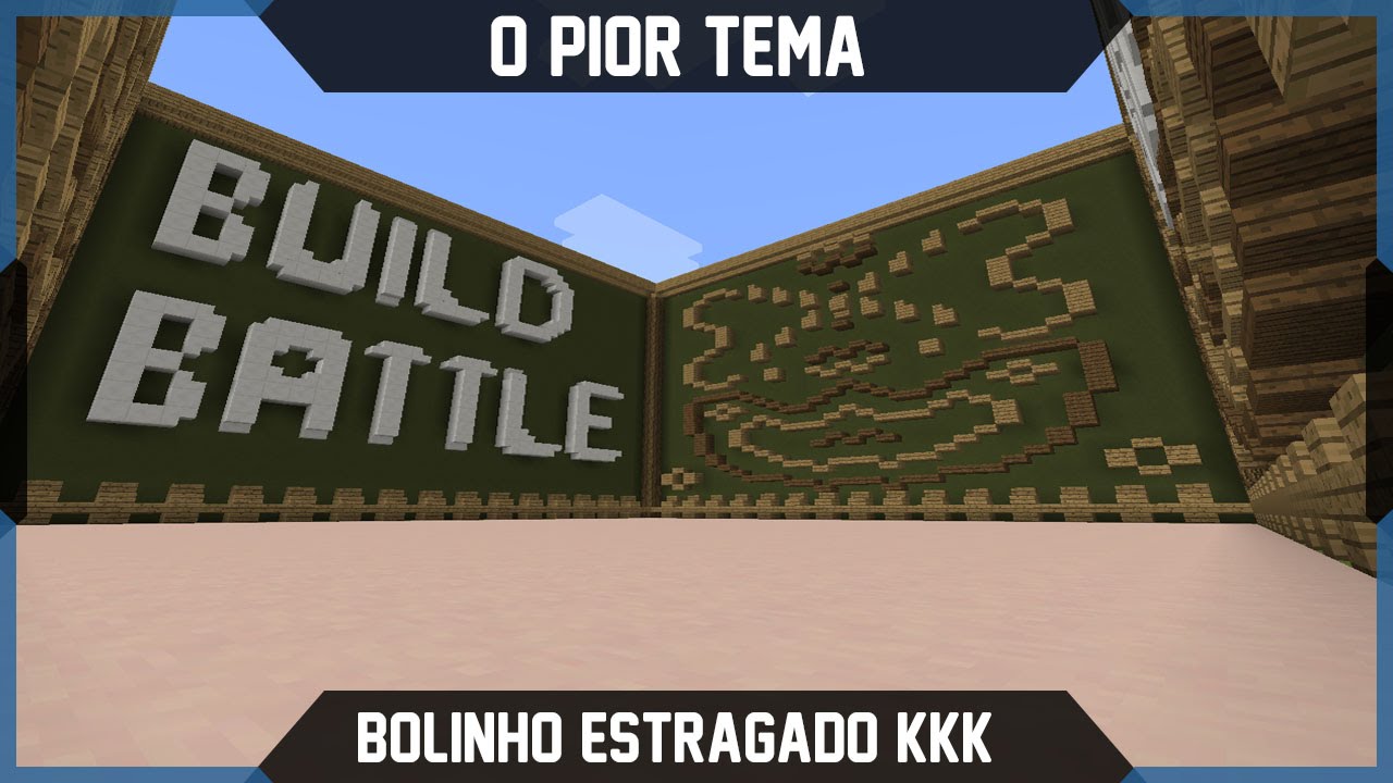 Minecraft Build Battle #1 - CupCake Estragado - YouTube