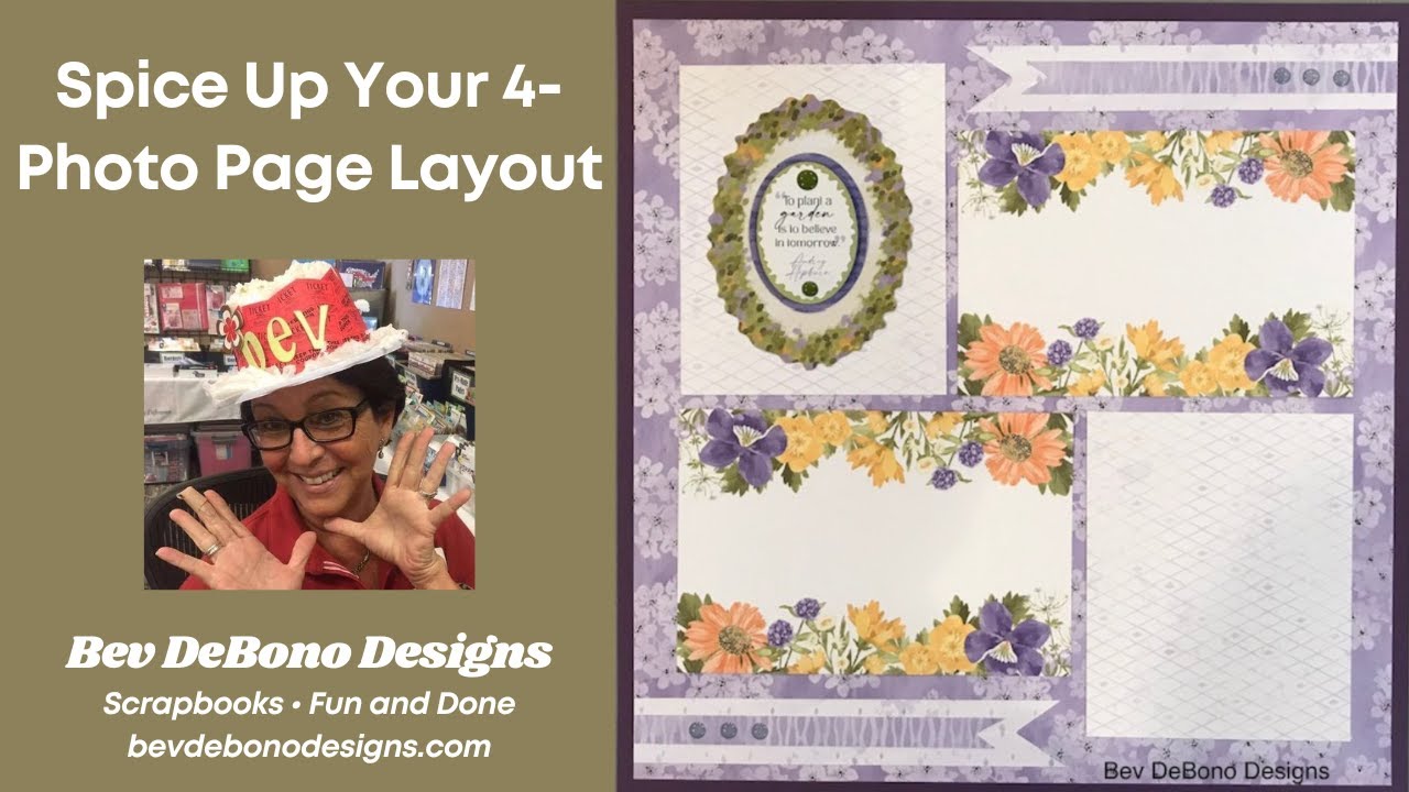 Spice Up Your 4-Photo Page Layout - YouTube
