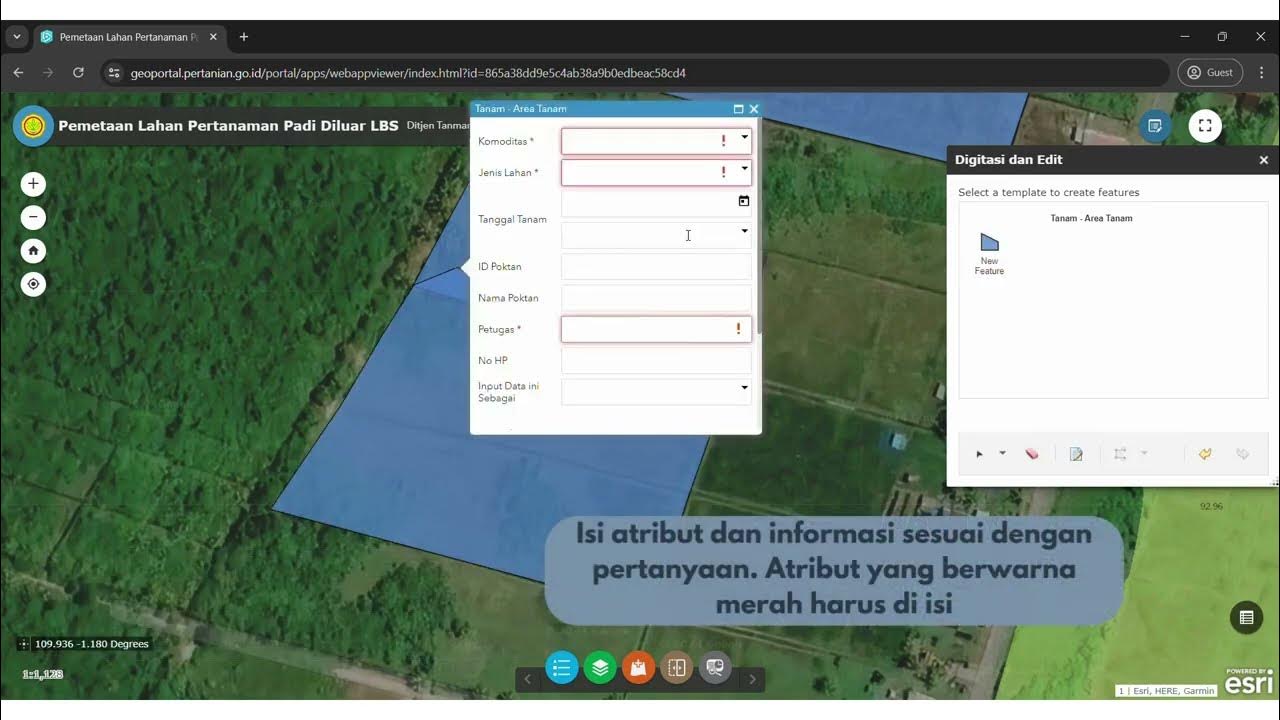 WebGIS Digitasi Autocomplete WebGIS non LBS - YouTube