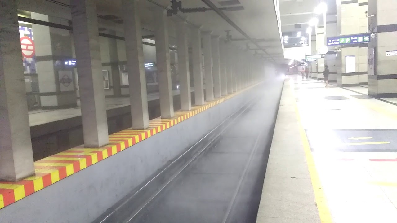 water sprinkler fire fighting system for metro rail - YouTube