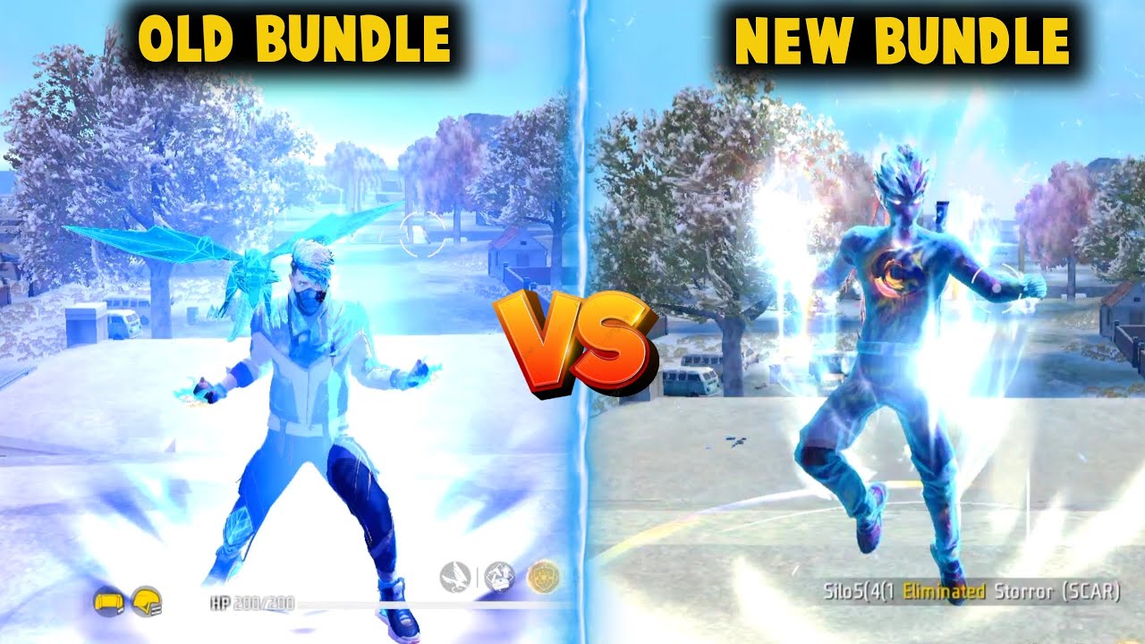 NEW LEGENDARY FROSTFIRE BUNDLE VS FFWS GALAXY BUNDLE ABILITY TEST| BEST ...