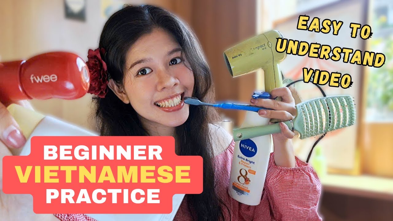 learn VIETNAMESE with this EASY video (morning routine) | Total ...
