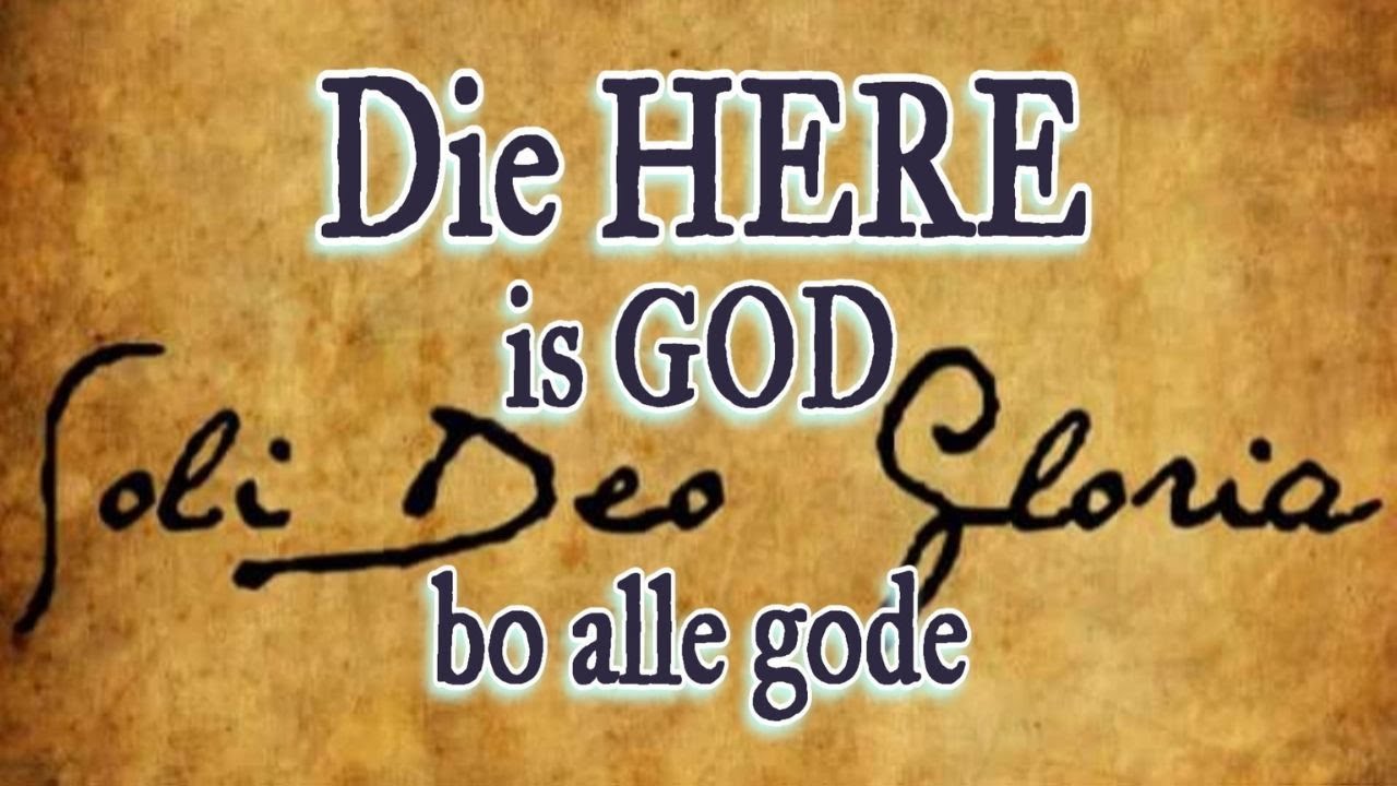 Die Here is God bo alle gode (Jes 2 Op 21) Ds Gustav Opperman GK ...