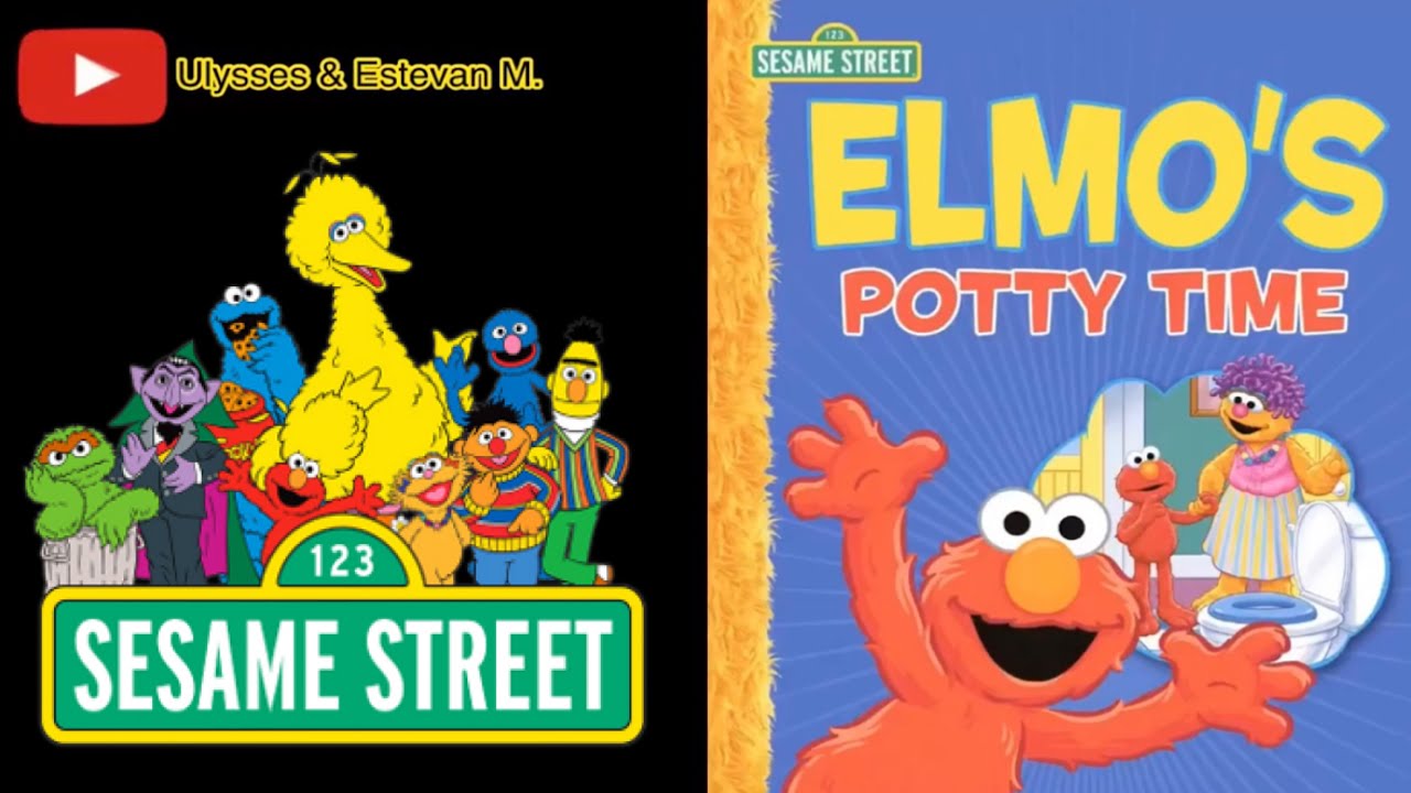 Elmo’s Potty Time By Caleb Burroughs / Sesame Street / Kids Book Read ...