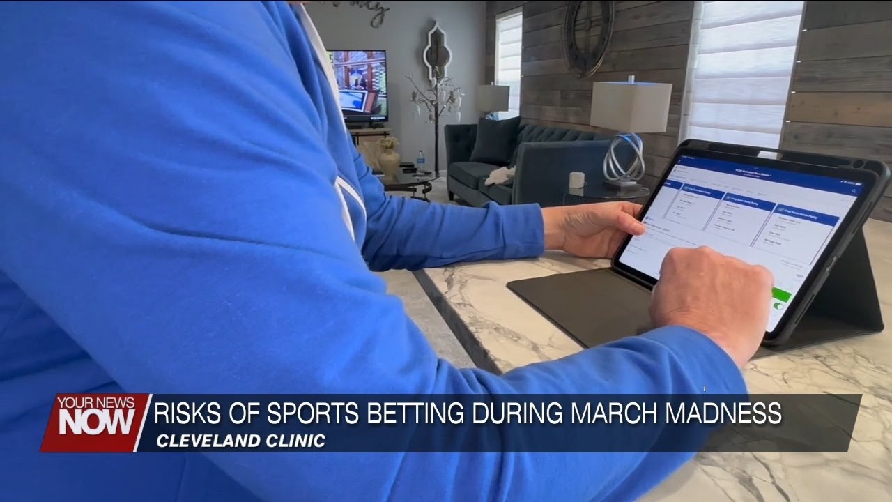 Risks of sports betting during March Madness - YouTube