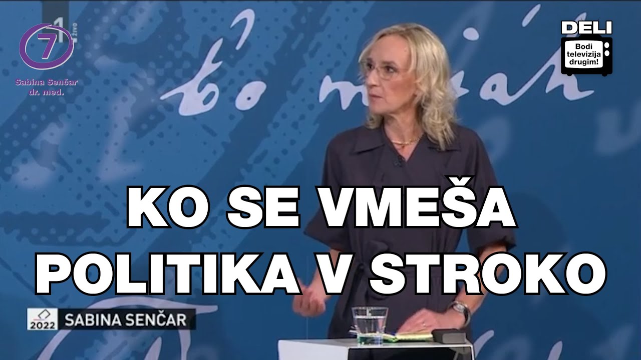 Ko se politika vmeša v stroko - soočenje RTV SLO, Sabina Senčar ...