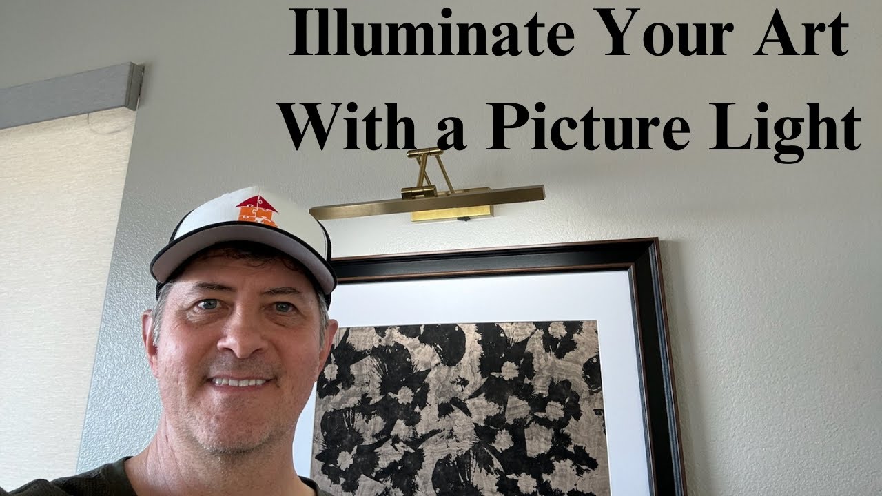 Illuminate Your Art With Easy Picture Light Installation! - YouTube