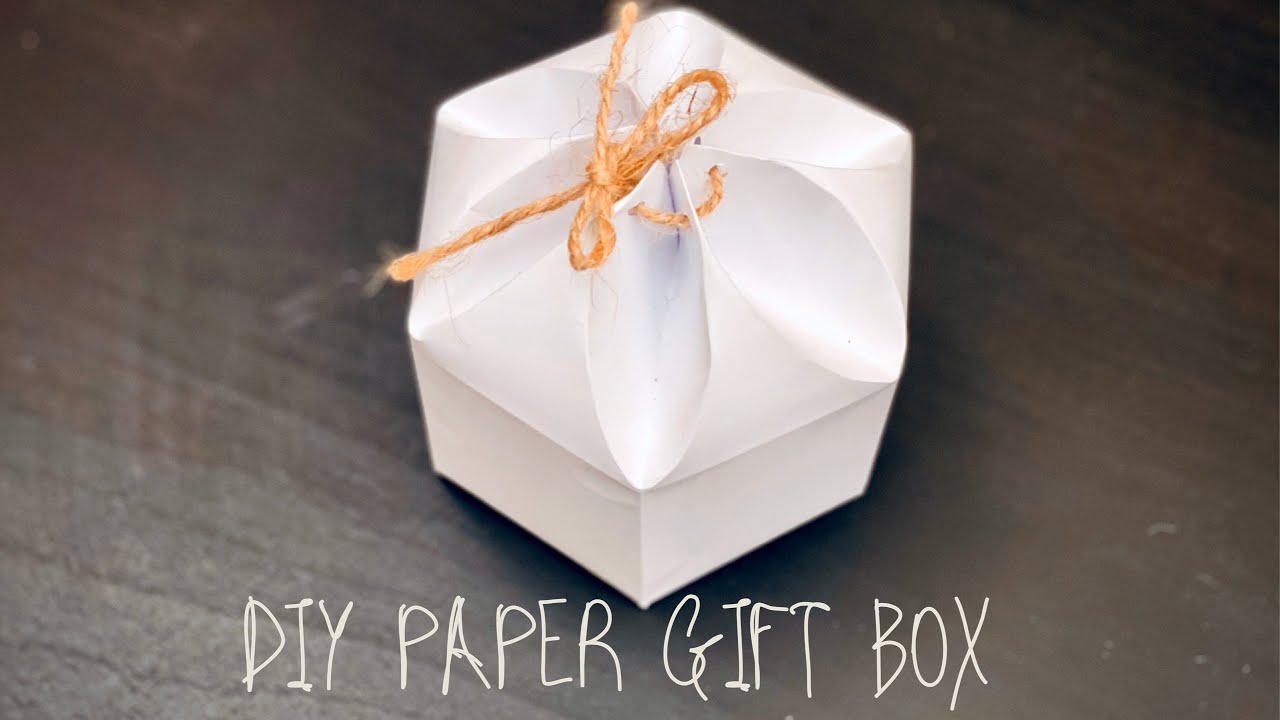 DIY Gift Box / How To Make Paper Gift Box ??? / Paper Craft / Easy Gift ...