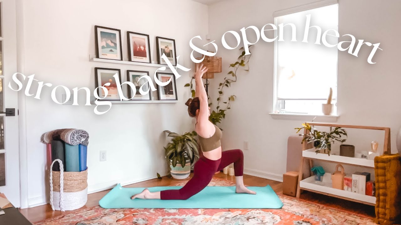 Yoga for a Strong Back & Open Heart - YouTube