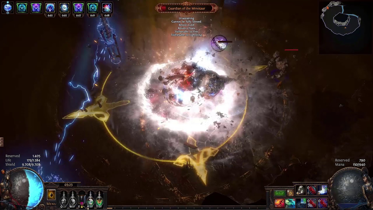 [3.5] POE Occultist - Vortex/Cold Snap - Minotaur - YouTube