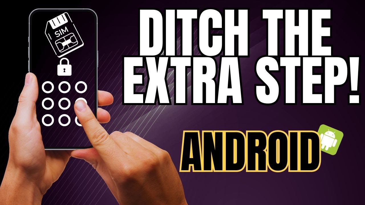 How to Remove SIM PIN on Android/Samsung Phones (Easy Guide) - YouTube