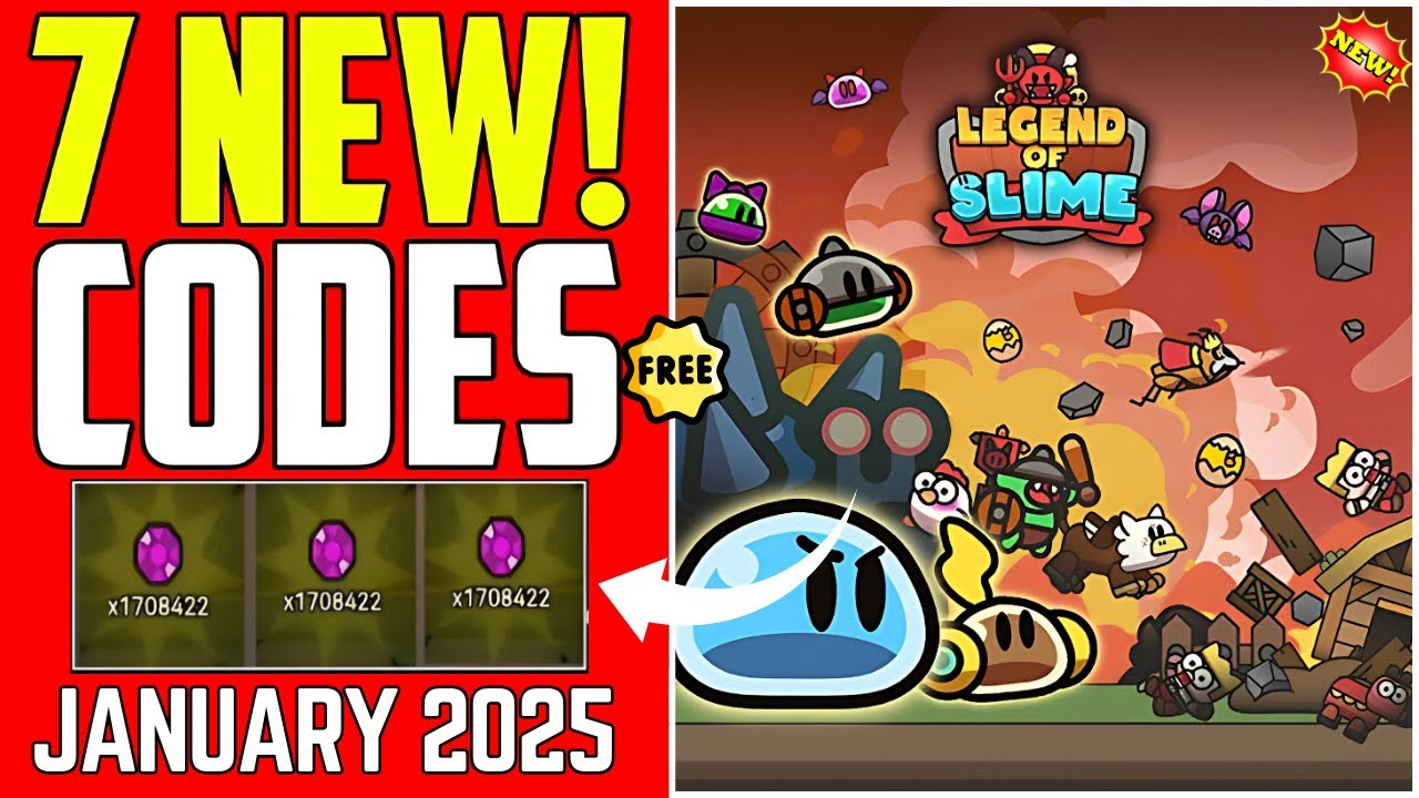 ⚠️JANUARY💥CODE!⚠️LEGEND OF SLIME CODES 2025 - LEGEND OF SLIME CODES ...
